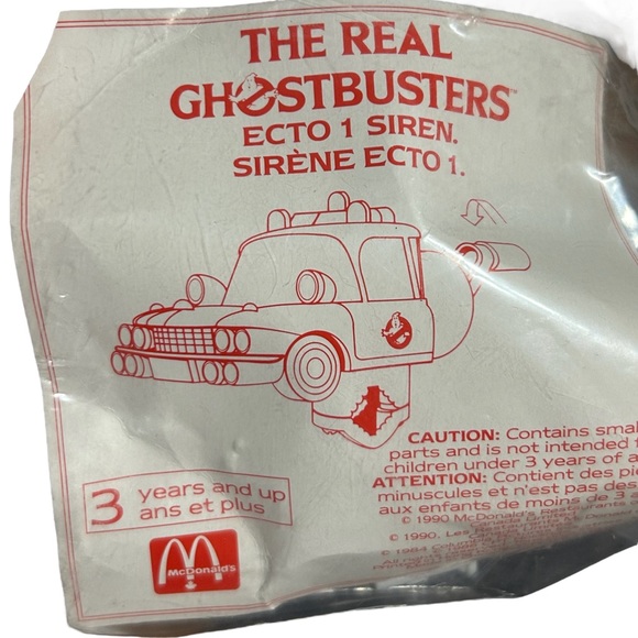 Toys | Vintage 199 The Real Ghostbusters Ecto 1 Siren Bike Accessory Mcdonalds | Poshmark